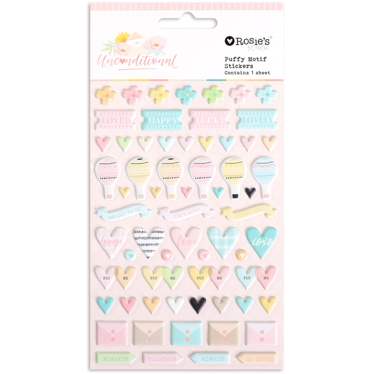 You Make My Day Puffy Mini Sentiment Stickers - Rosie's Studio