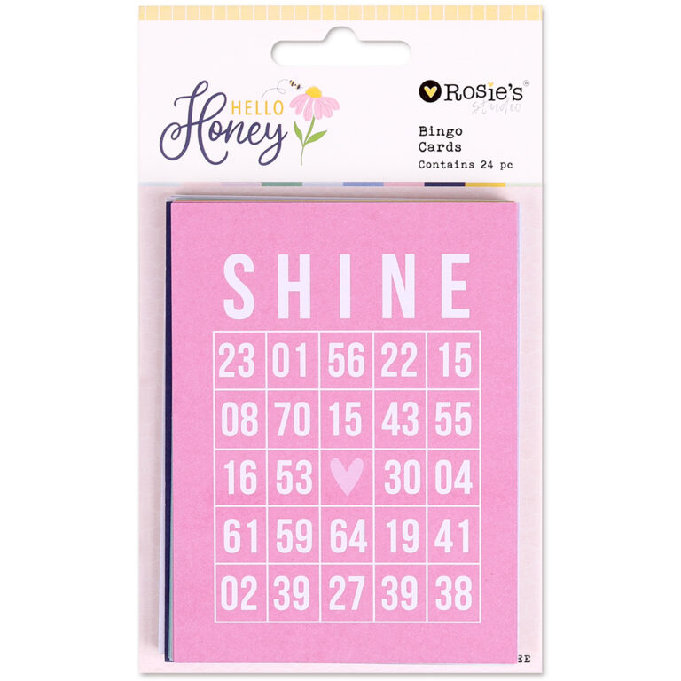 Hello Honey Bingo Cards 24pk - Rosie's Studio