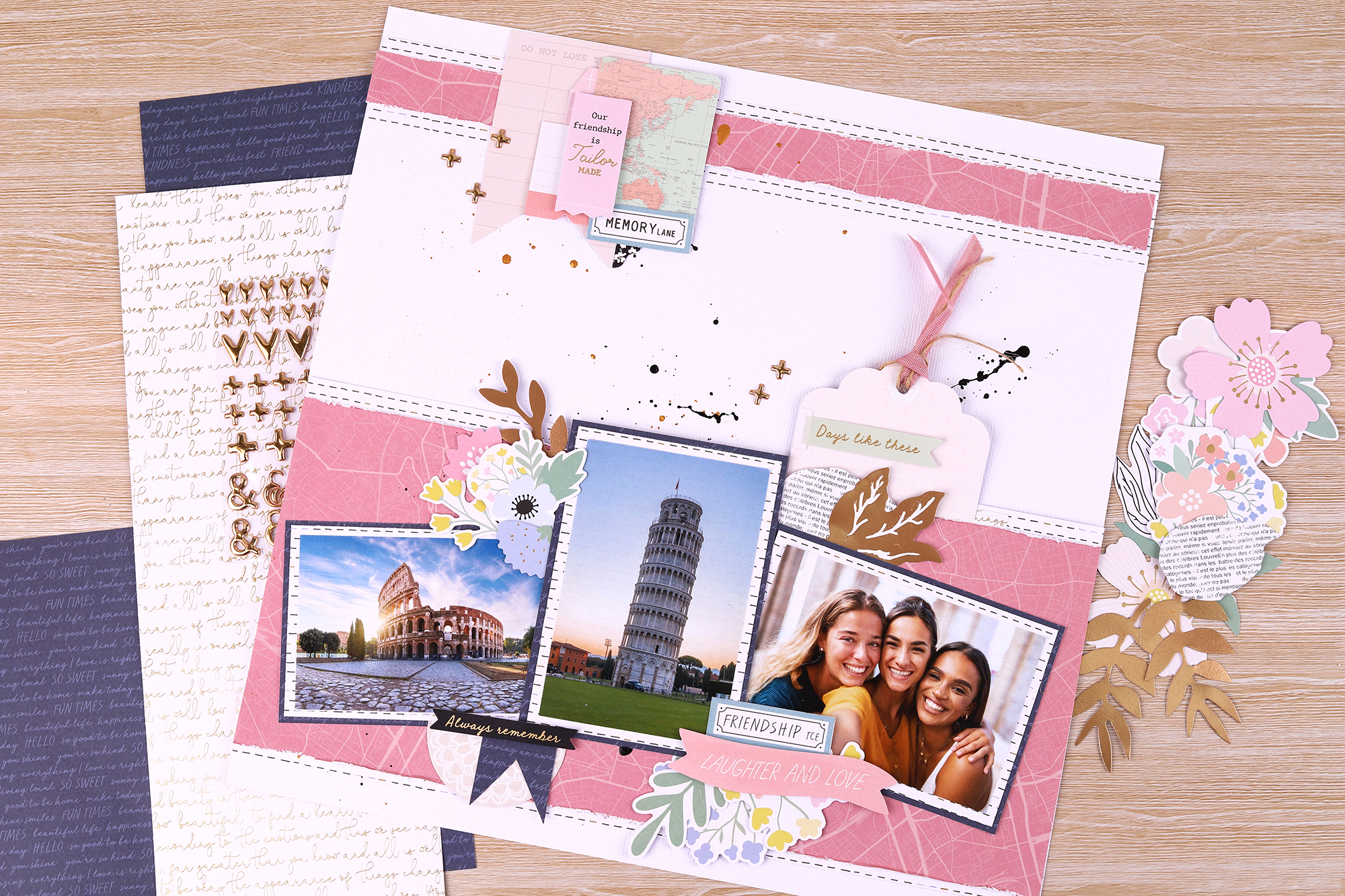 HOW TO CREATE A 12X12" SCRAPBOOKING LAYOUT - Rosie's Studio