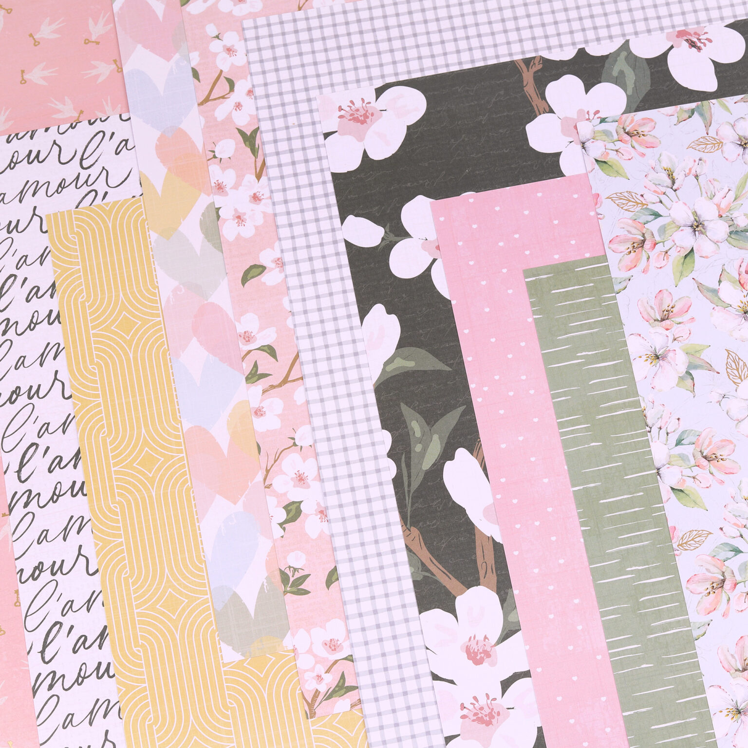 Heartfelt 12x12" Designer Paper Pack 20 sheet - Rosie's Studio