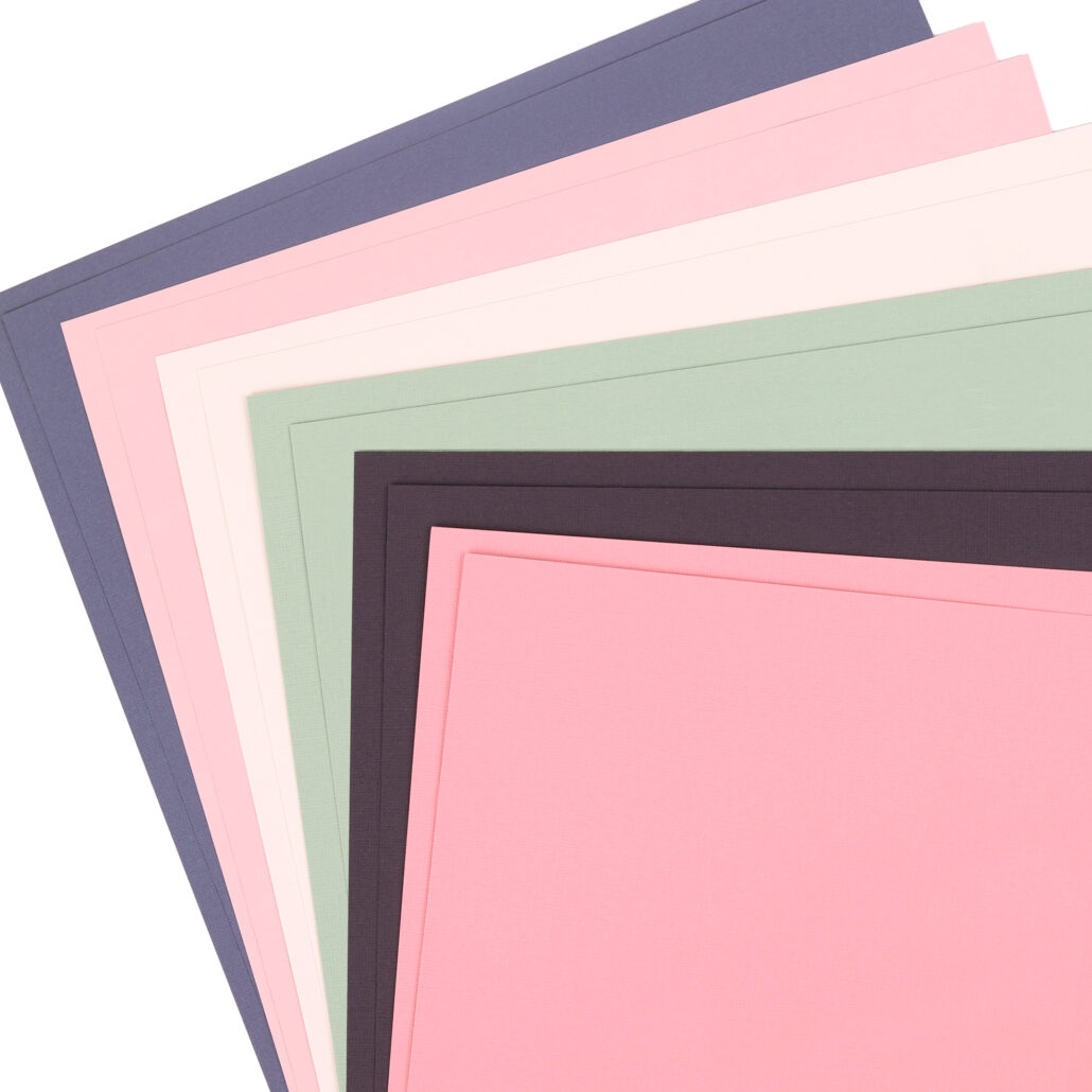 Heartfelt 12 x 12" Textured Cardstock Pack, 12 sheets - Rosie's Studio