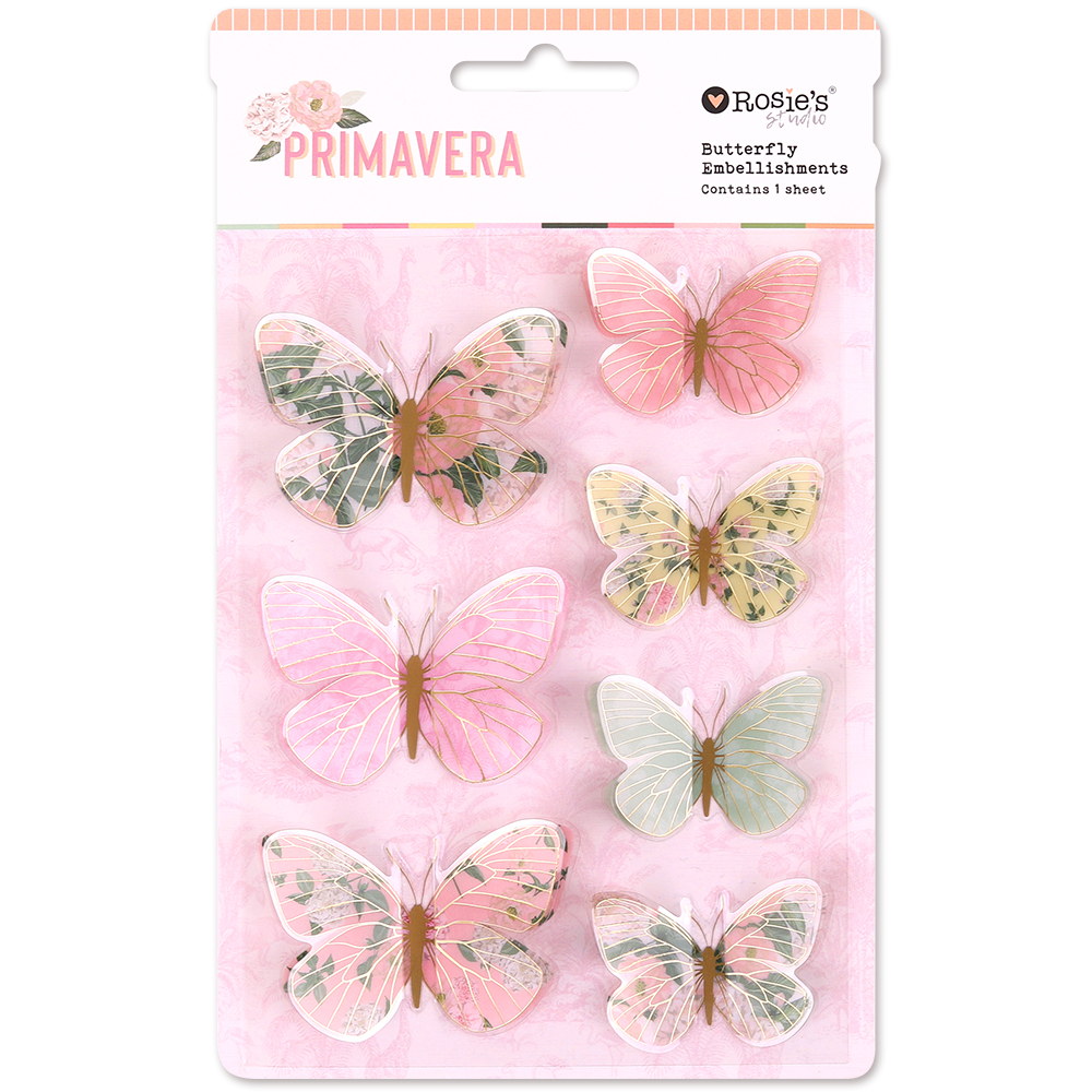 Butterfly Scrapbook Embellishments 500Pcs Plants Floral Scrapbook