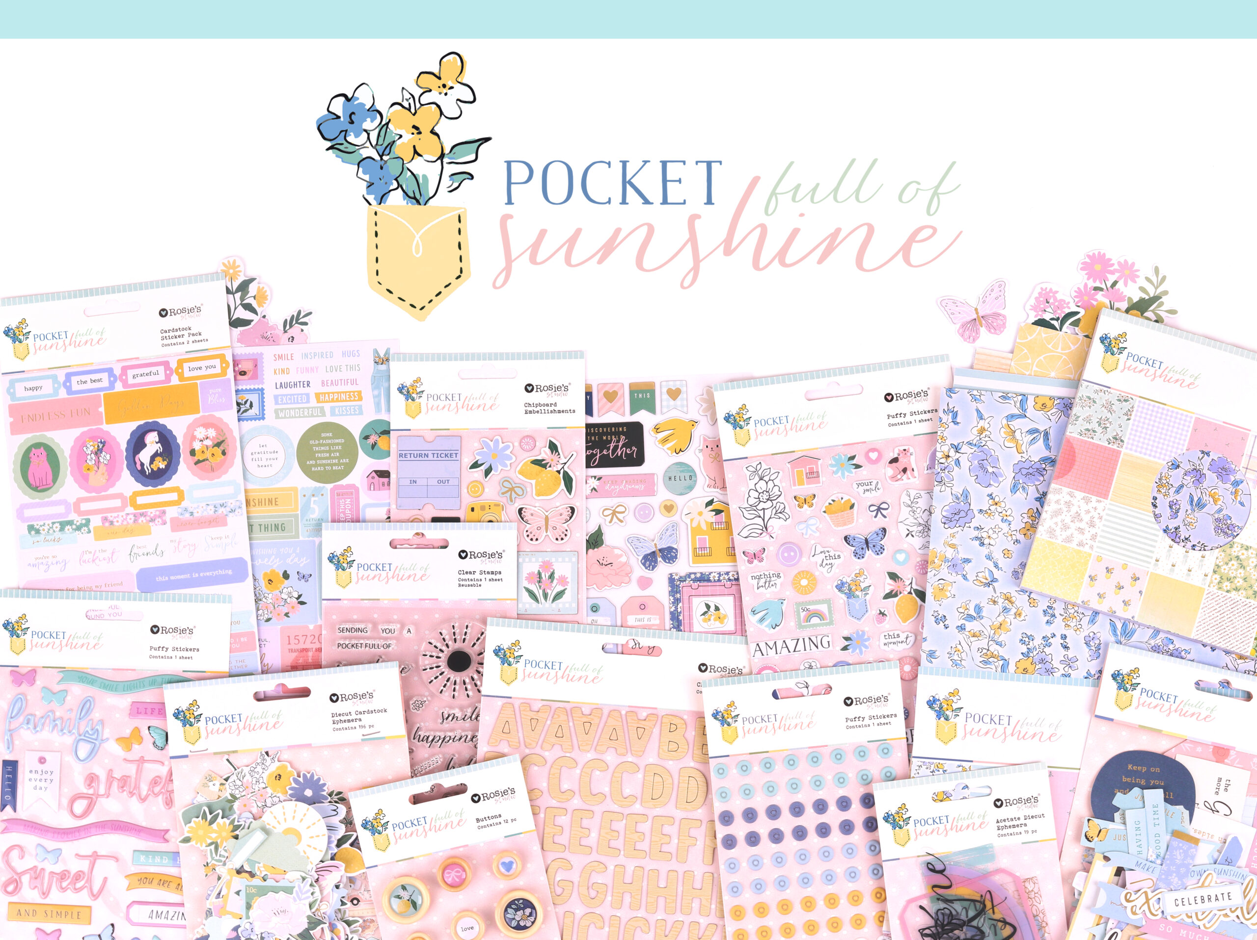 NEW COLLECTON: POCKET FULL OF SUNSHINE - Rosie's Studio